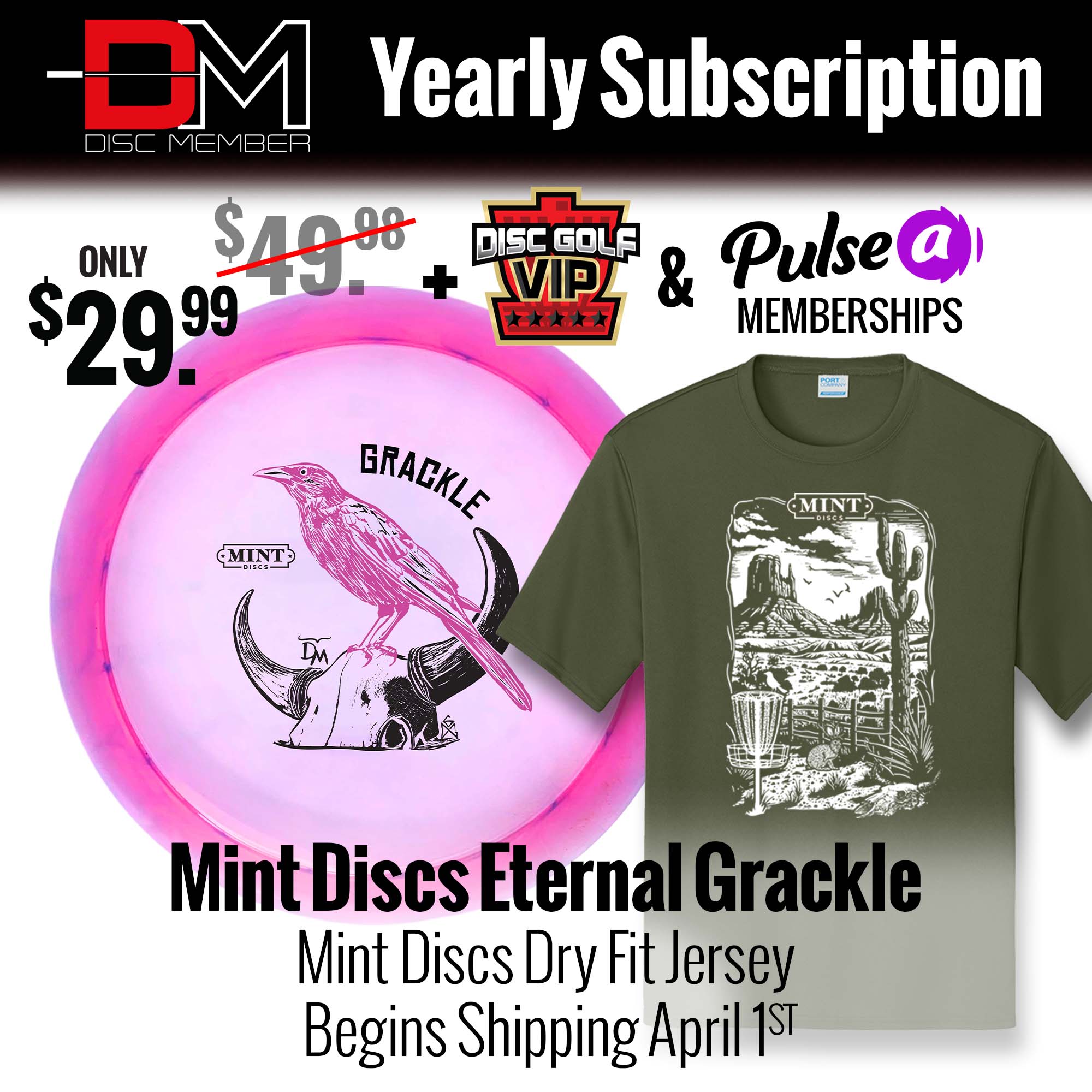 DiscMember Disc Golf *Yearly* Subscription · Disc Store