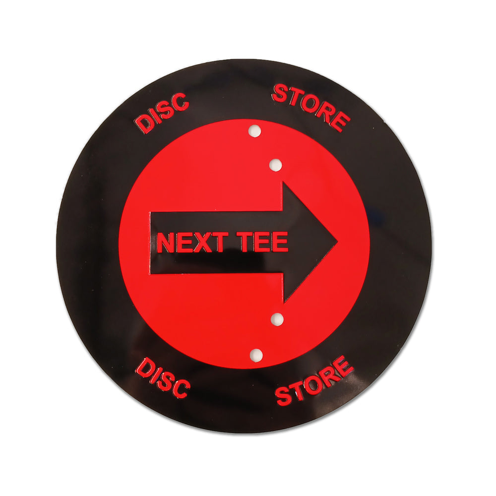 Disc Store Next Tee Arrow Disc Golf Course Signs · Disc Store